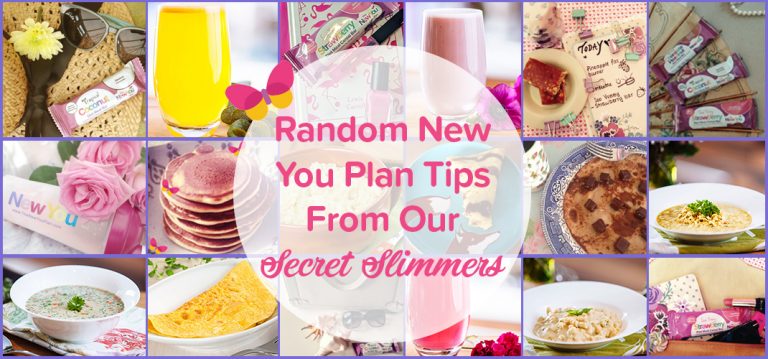 Random New You Plan Tips From Our Secret Slimmers - The New You Plan