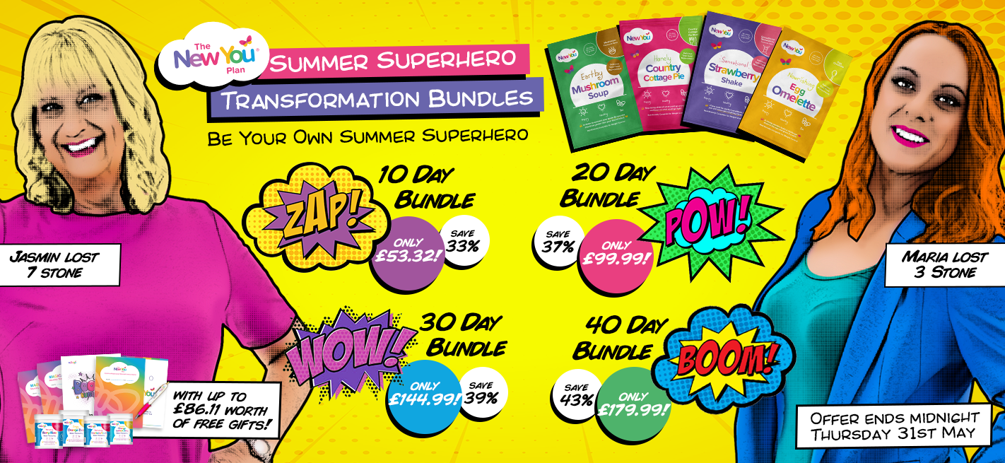 Summer Superhero Bundles - The New You Plan