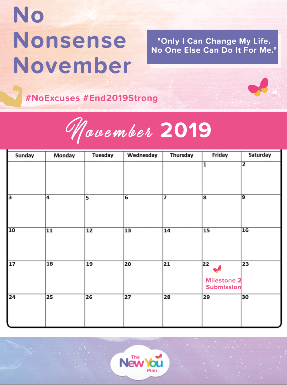 [FREE DOWNLOADABLE] Join Our No Nonsense November Challenge - The New ...