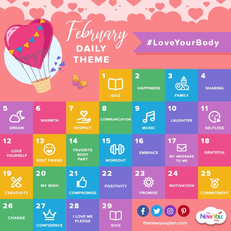 February Challenge: #LoveYourBody - The New You Plan