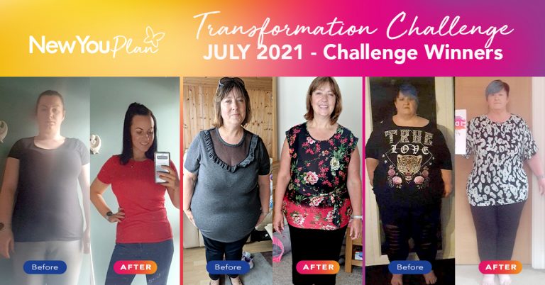 July 2021 Transformation Challenge Winners! - The New You Plan