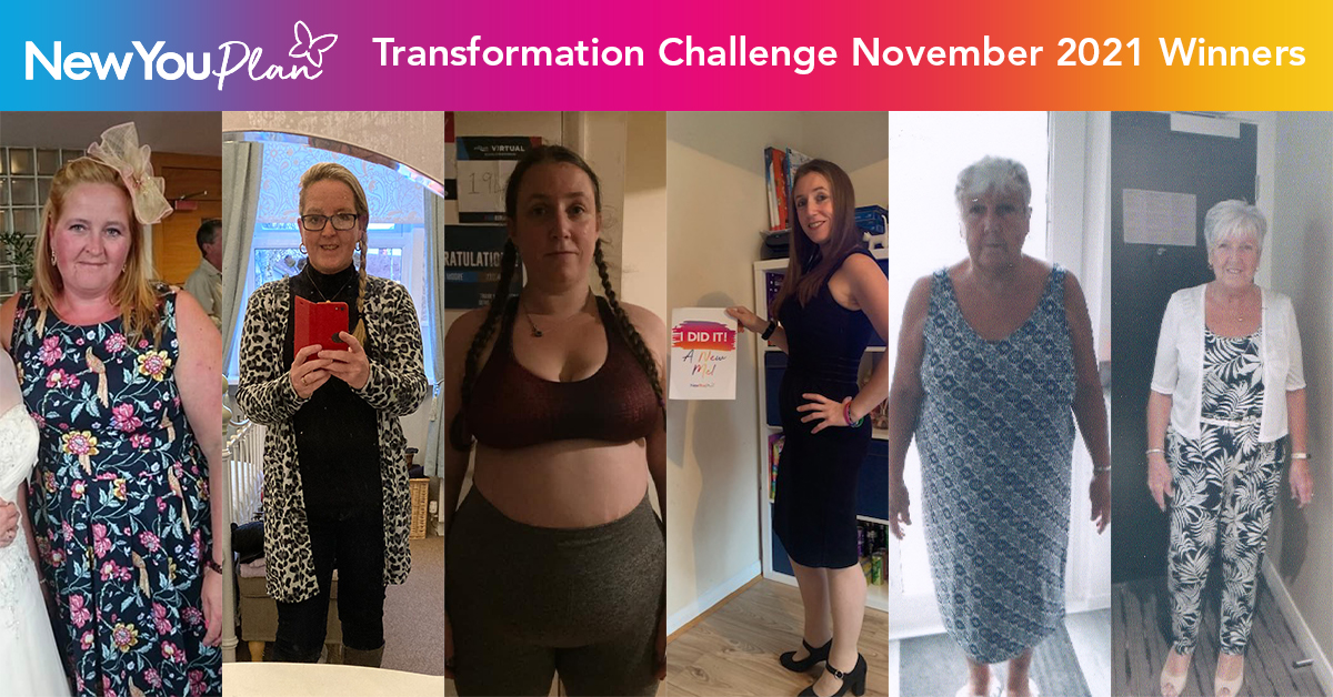 November Transformation Challenge Winners! - The New You Plan