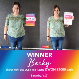 WINNER: Becky Shares How She Lost 1st 12lbs in 6 Weeks & WON £1000 Cash ...