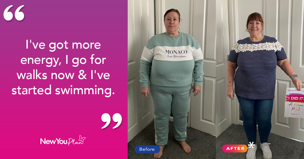 WINNER: Gillian Lost 3st 7lbs* & WON £1000 Cash - The New You Plan