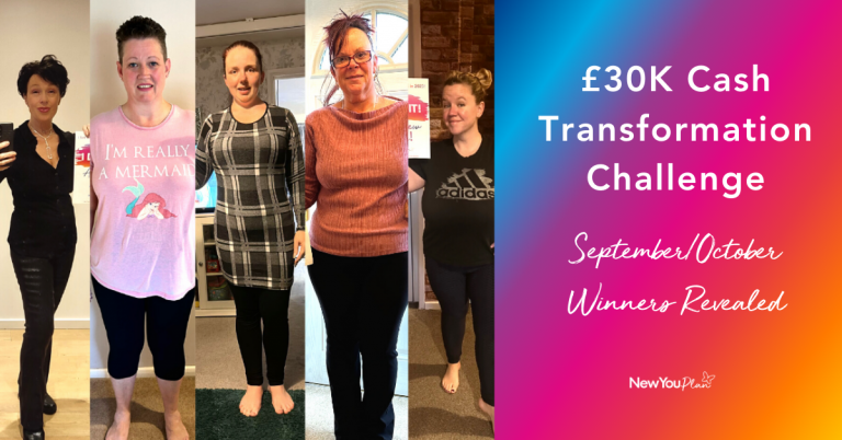 Sept/Oct Transformation Challenge Winners Revealed - The New You Plan