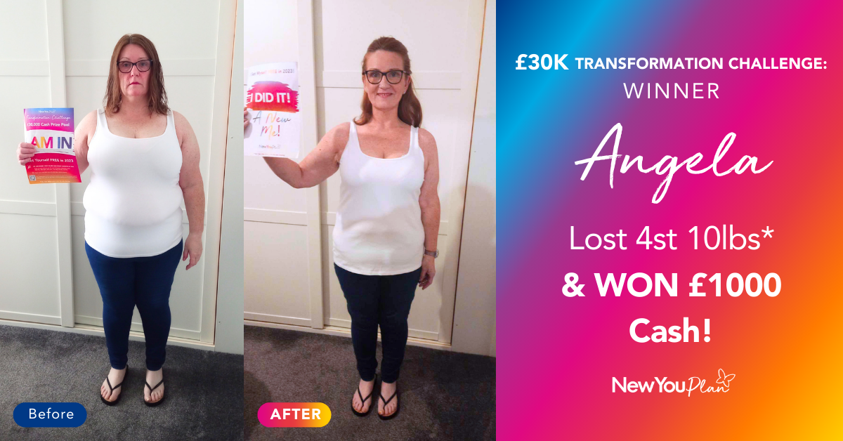 £30K TRANSFORMATION CHALLENGE: WINNER Angela Lost 4st 10lbs* & WON £ ...