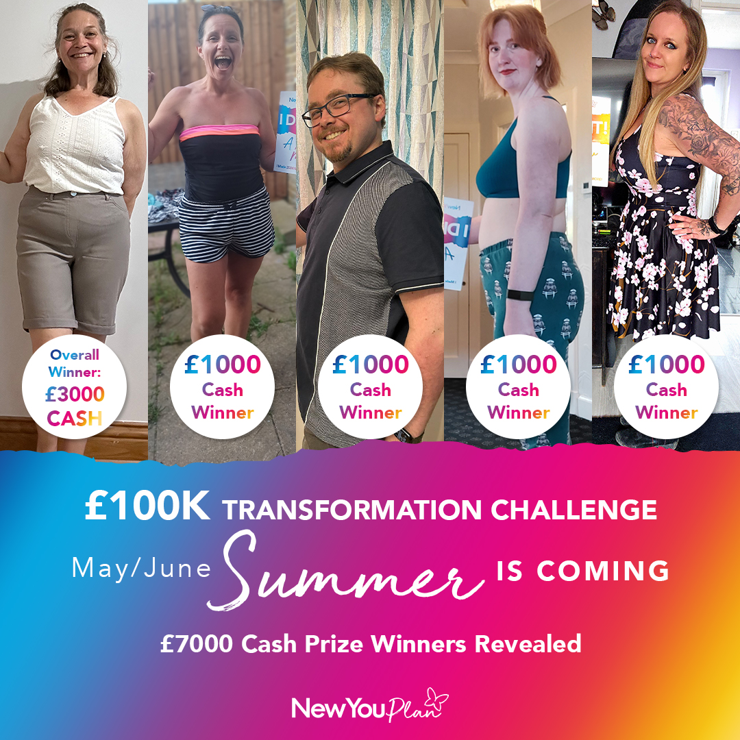 May/June £100K Transformation Challenge Winners Revealed