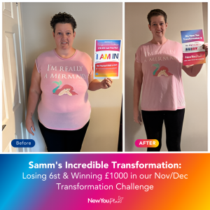Samm’s Incredible Transformation: Losing 6st & Winning £1000 in our Nov ...