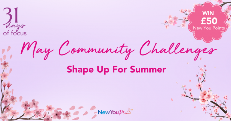 May Community Challenges: Shape Up For Summer - The New You Plan