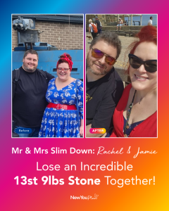 Mr & Mrs Slim Down: Rachel & Jamie Lose an Incredible 13st 9lbs Stone ...